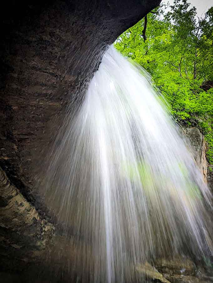 Standing behind the waterfall feels like having a backstage pass to one of nature's most popular shows.