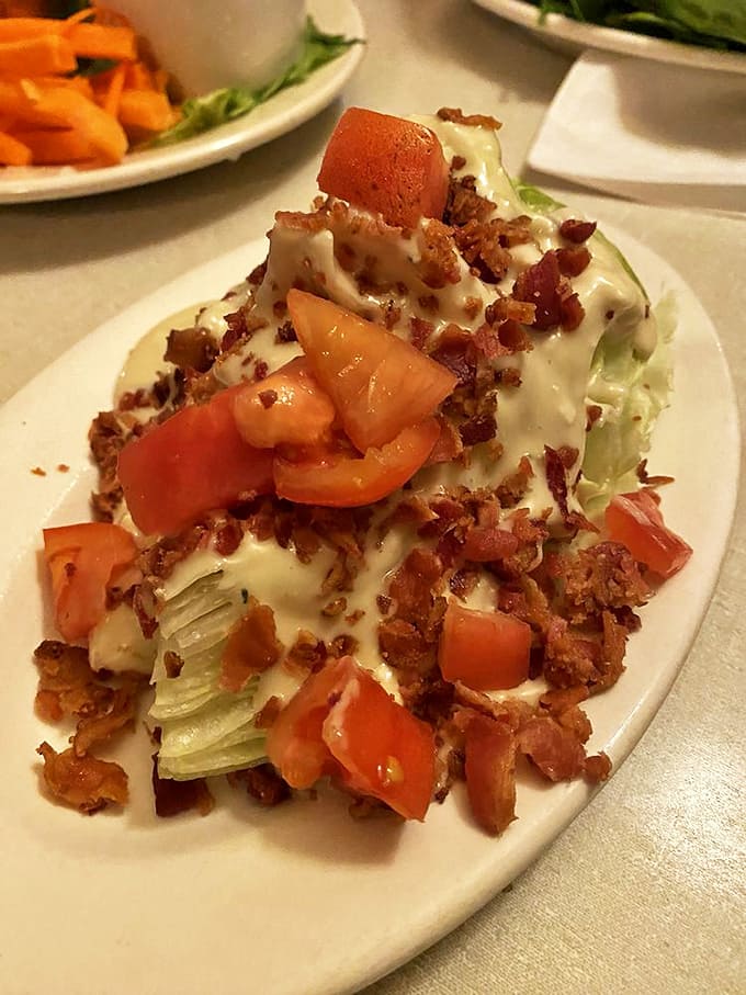 A classic reimagined with crisp iceberg, ripe tomatoes, and bacon crumbles&mdash;proving vegetables can be both virtuous and delicious.