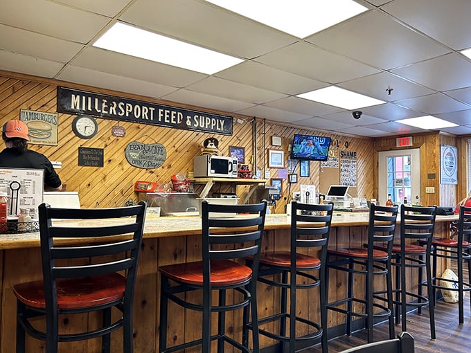 The open kitchen has nothing to hide &ndash; just honest cooking methods that haven't changed because they've never needed to.