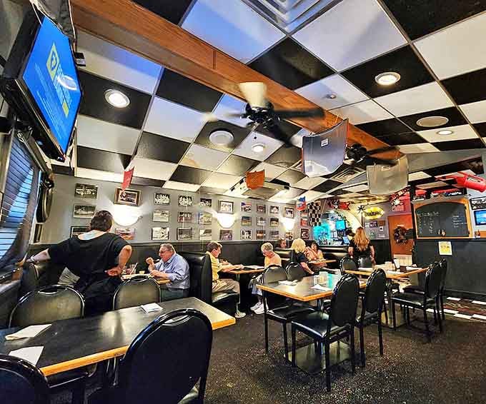 Diners settle in for a meal where conversation flows as freely as the refills &ndash; the true finish line of any great restaurant experience.