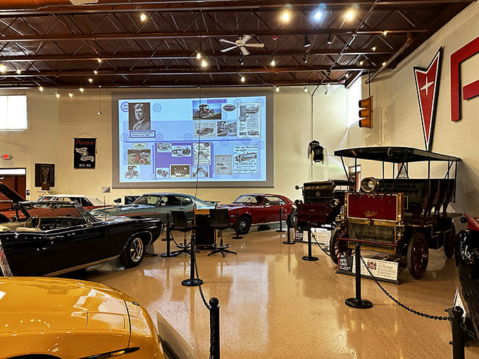 Interactive displays and historical timelines turn car appreciation into actual education without feeling like homework.