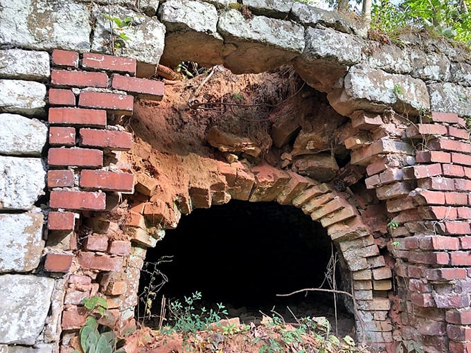 Architectural survivors: These brick chambers once transformed coal into coke, fueling America's industrial revolution with fiery efficiency.