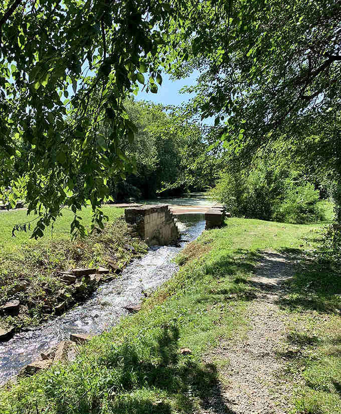 The old canal lock system still stands as a mechanical marvel, showing how humans once moved boats uphill using nothing but water, gates, and clever engineering.