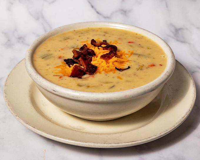 A bowl of soup that warms you up from the inside out, perfect for Michigan's less-than-tropical weather.
