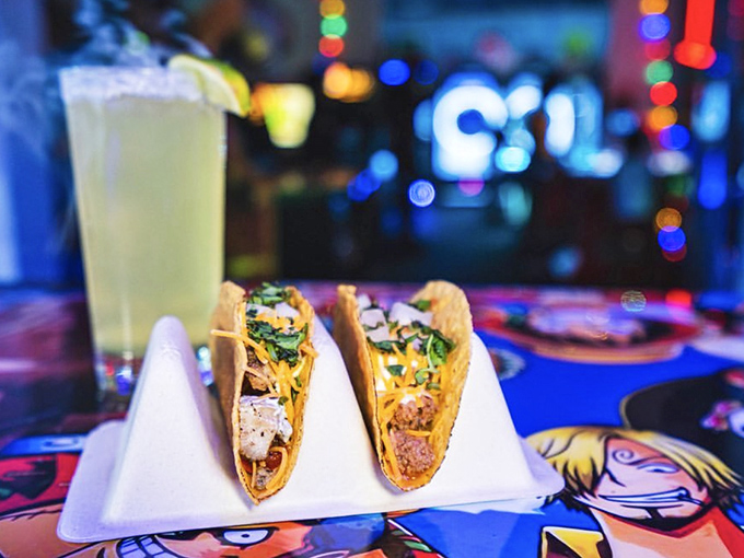 These aren't your average tacos &ndash; they're hand-held flavor bombs designed for one-handed munching while your other hand remains firmly on the joystick.