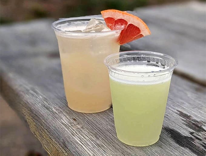 Refreshing cocktails that complement rather than compete with the robust flavors &ndash; that grapefruit garnish adding a perfect citrus zing.