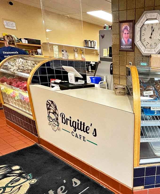 The service counter stands ready, a command center of comfort food operations where efficiency meets genuine Minnesota hospitality.