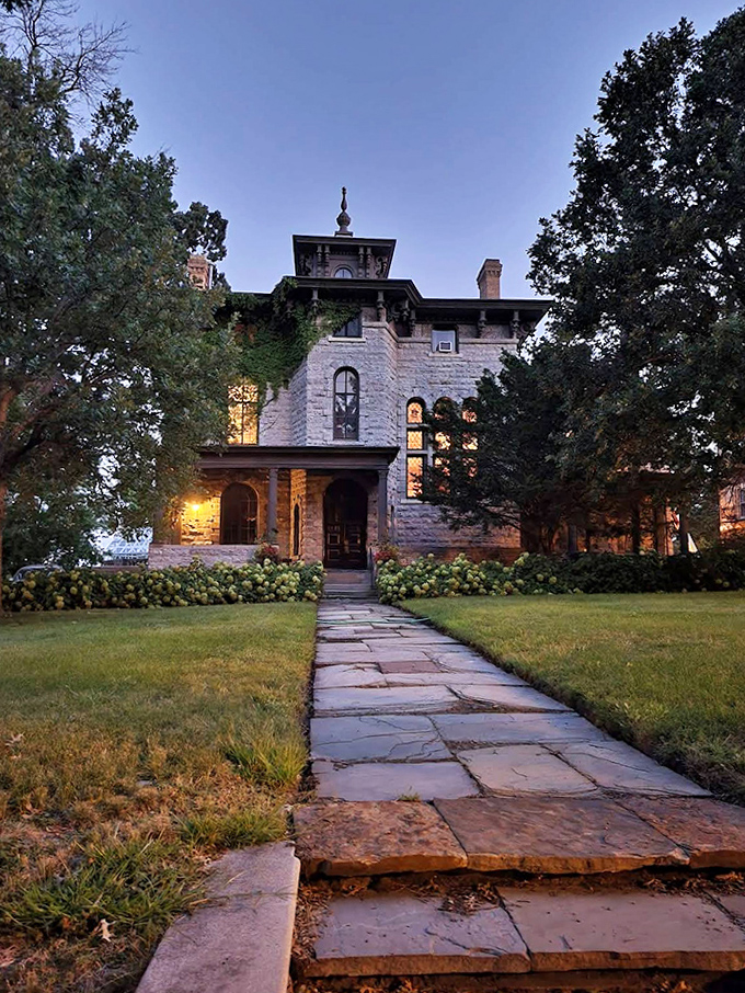 This stately mansion exemplifies Summit Avenue's architectural grandeur – when homebuilders believed more turrets meant more prestige.