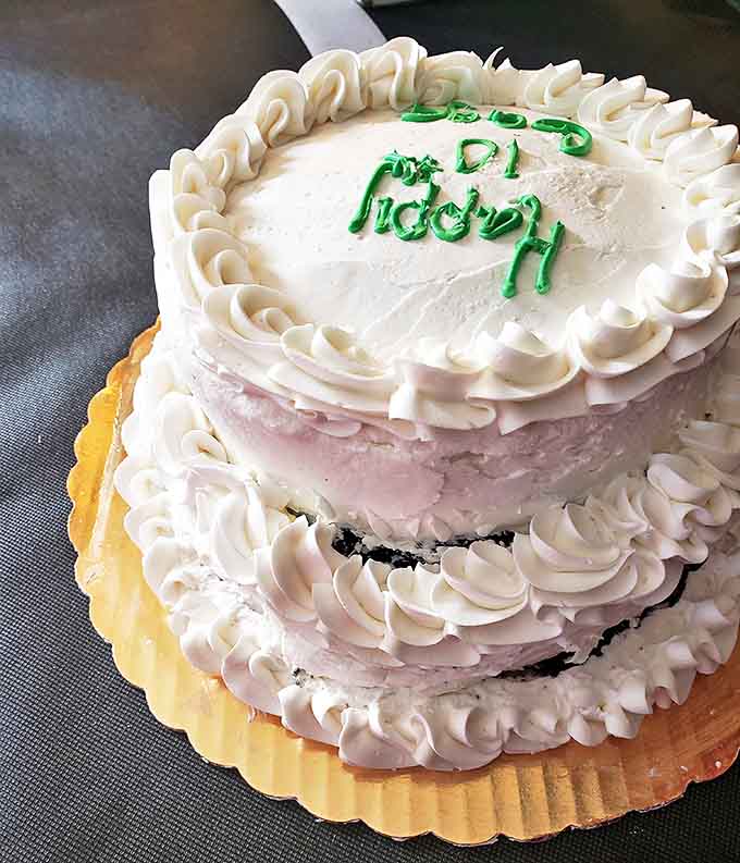 A celebration cake that doesn't just mark an occasion &ndash; it becomes the occasion. That frosting work deserves its own art exhibition.