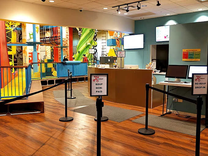 The check-in desk welcomes adventurers with efficiency and enthusiasm, the gateway to an experience that makes even waiting in line part of the fun.