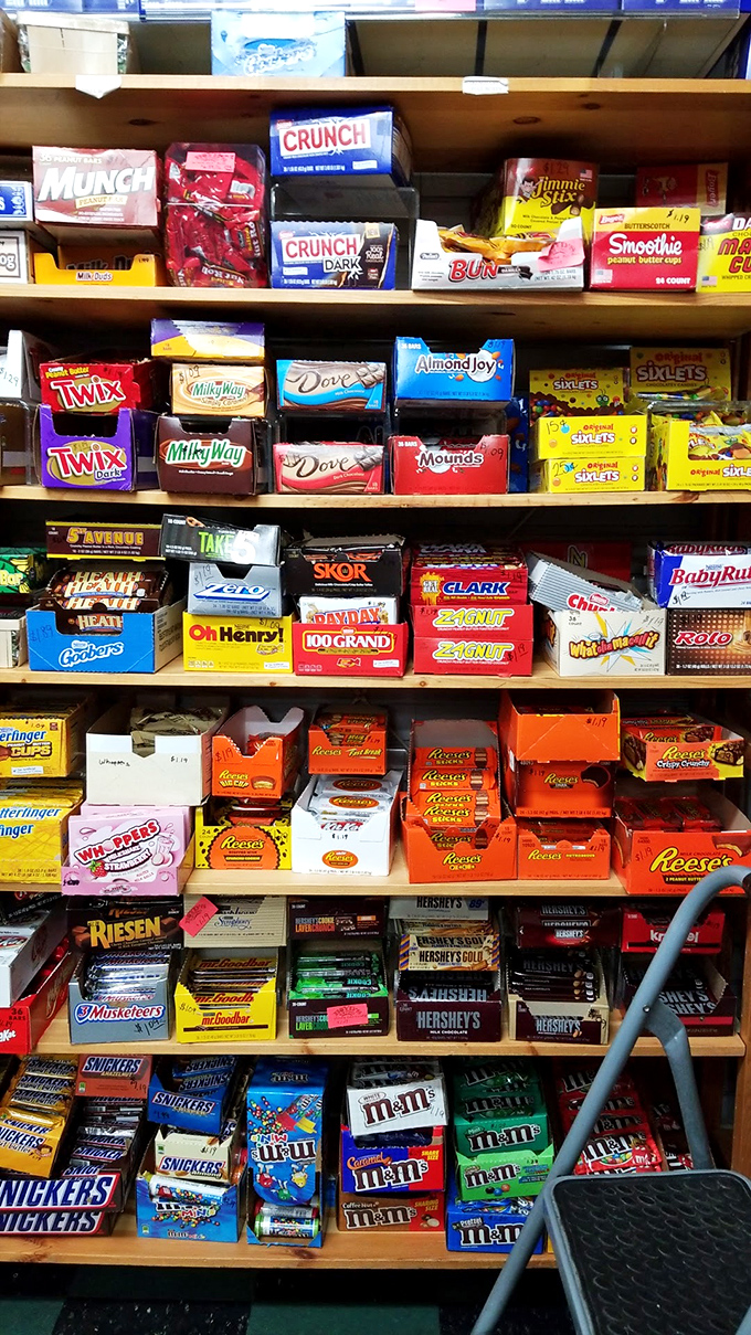 This chocolate bar selection reads like a timeline of American candy history, from timeless classics to forgotten treasures making a comeback.