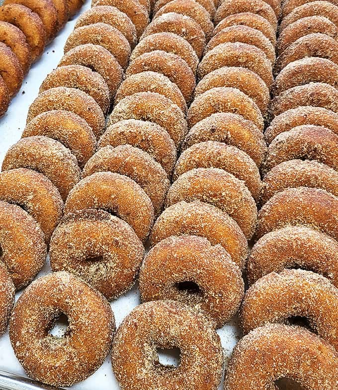 Cinnamon-sugar donuts lined up like edible soldiers&mdash;warm, fragrant rings of happiness that somehow never make it all the way home.