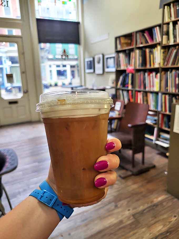 Coffee served in a setting where books outnumber patrons &ndash; the perfect ratio for introverts seeking caffeinated courage.