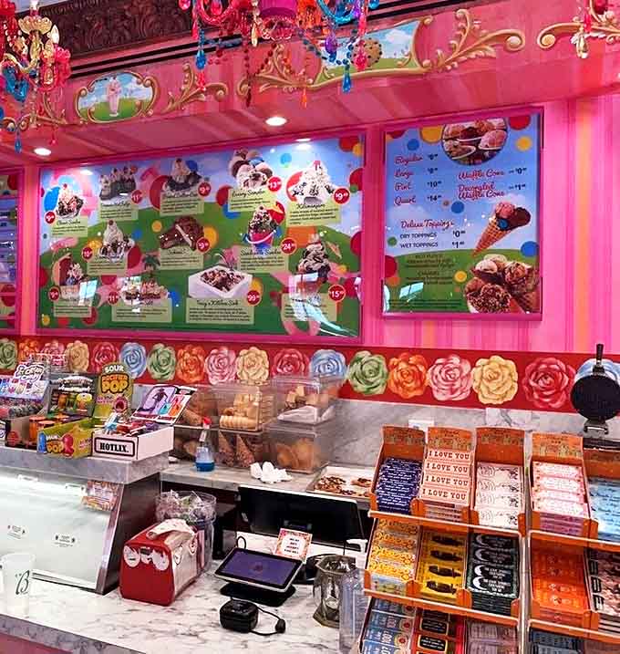 Behind this marble counter, magic happens daily &ndash; staff transform simple ingredients into edible works of art.