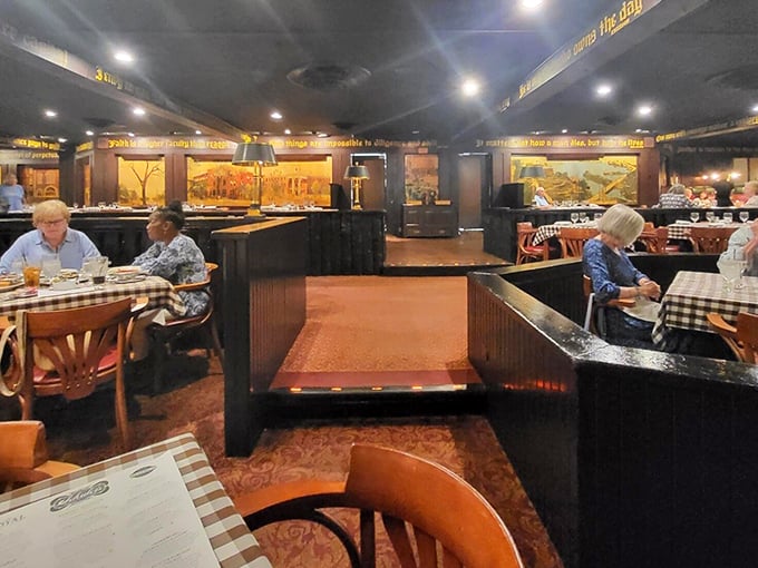 Winston's Pub offers a more casual atmosphere with the same commitment to quality, perfect for those seeking a relaxed meal with friends.