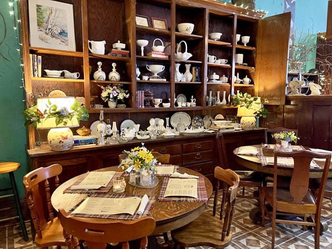 Dining among antiques creates an atmosphere that chain restaurants spend millions trying to fake &ndash; authentic charm that comes only with genuine history.