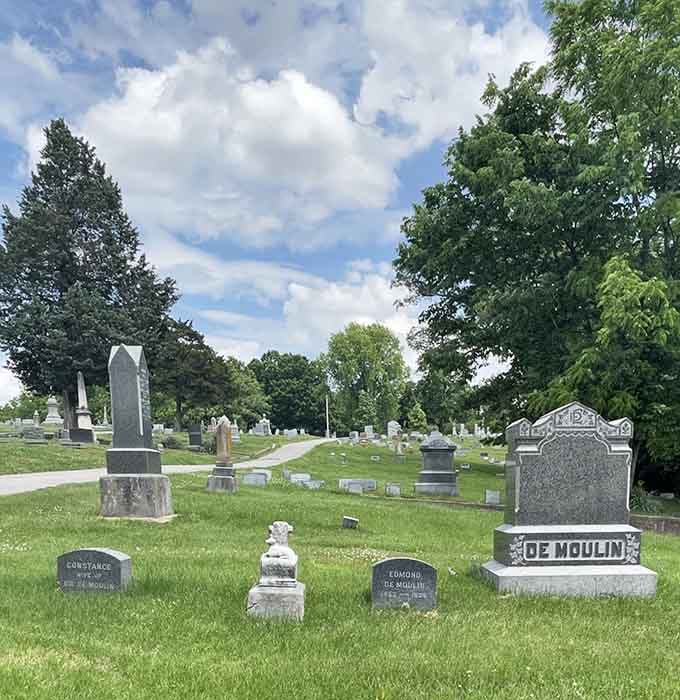 Historic cemeteries are outdoor museums where every stone tells a story, if you're willing to listen.