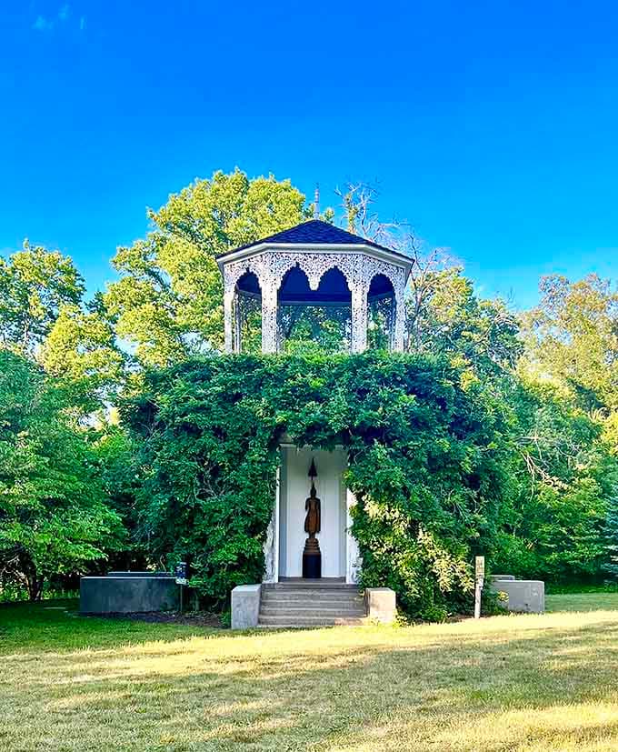 House of the Golden Buddhas: This charming pavilion looks like it teleported from another continent, bringing serenity and architectural flair along for the ride.
