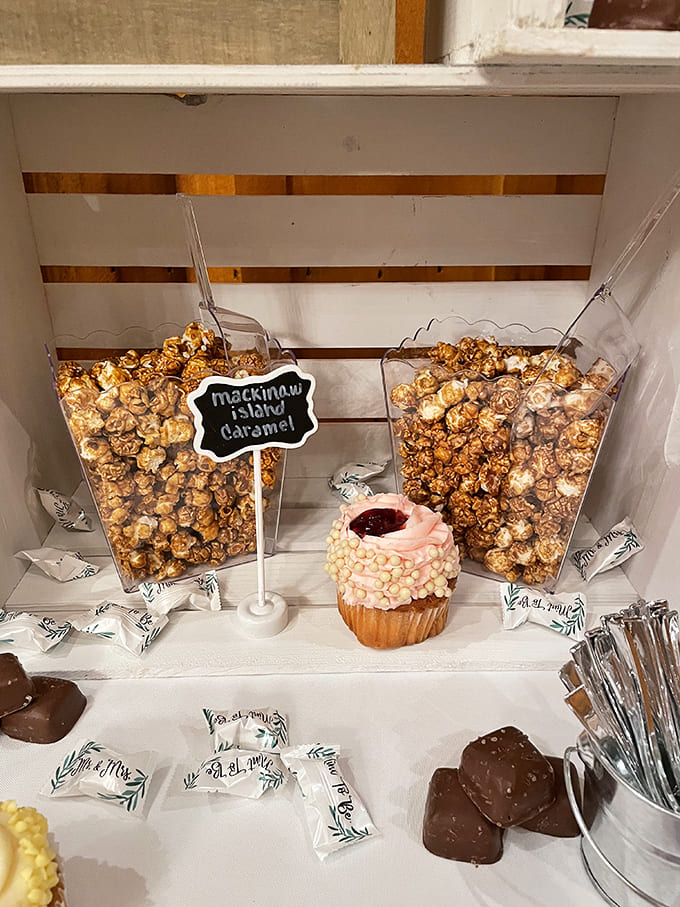 Mackinaw Island Caramel brings Michigan pride to every kernel, proving that local inspiration can create flavors worth traveling for, or at least driving across town.