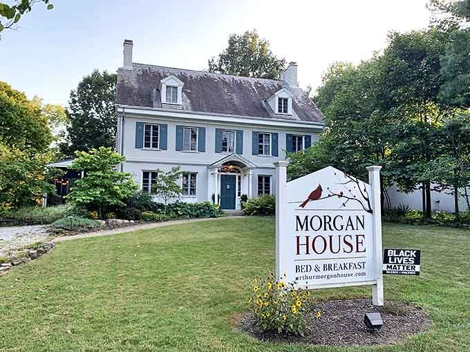 This stately bed and breakfast offers a glimpse into Yellow Springs' architectural heritage, where history meets hospitality with gracious style.