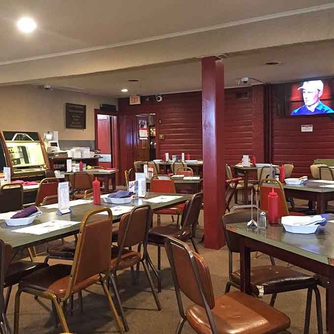 The spacious dining area welcomes everyone from families to solo travelers, all united by their love of seriously good food.