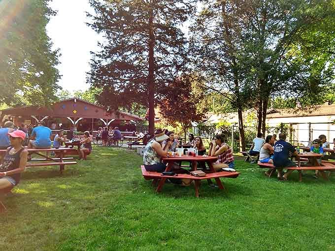 Where wine-sipping philosophers ponder life's big questions, like "How soon is too soon to come back for another visit?"