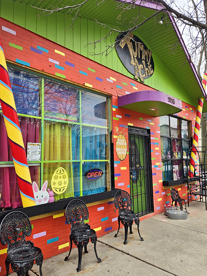 A candy wonderland where even the checkout counter is decorated like something from a dream &ndash; practical magic in retail form.