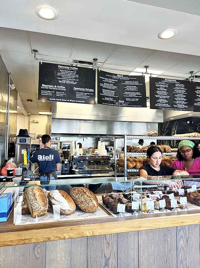 Behind every great meal is a team that actually cares, and you can see it in action at Aioli's open kitchen.