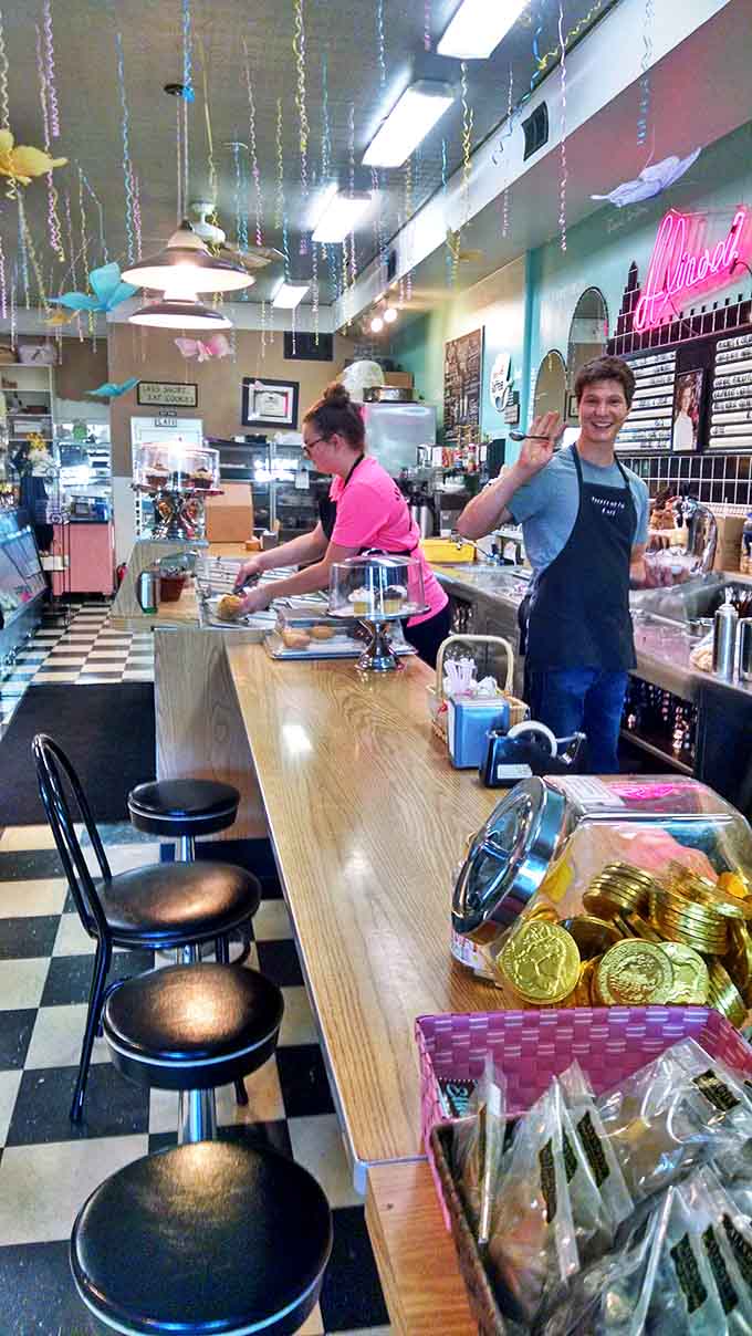 The staff moves with practiced efficiency, creating sweet magic behind the counter with the kind of genuine smiles that can't be trained into existence.