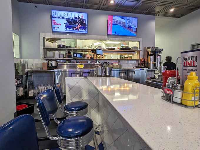 Counter seating offers the best view in the house for watching kitchen magic happen in real time.
