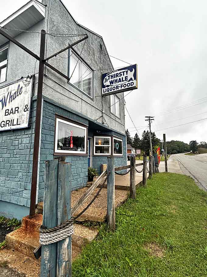 The Thirsty Whale serves up hearty portions and local character in equal measure, where fishing tales grow taller with each visit.