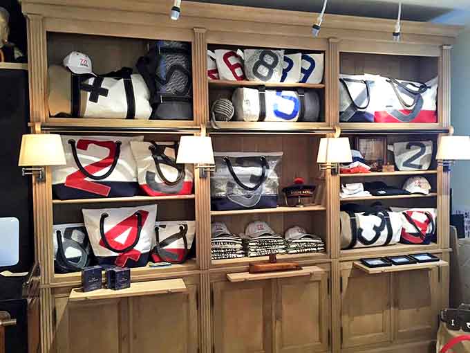 Nautical-themed bags that don't just carry your stuff—they transport you to coastal adventures with every glance at their sail-numbered charm.