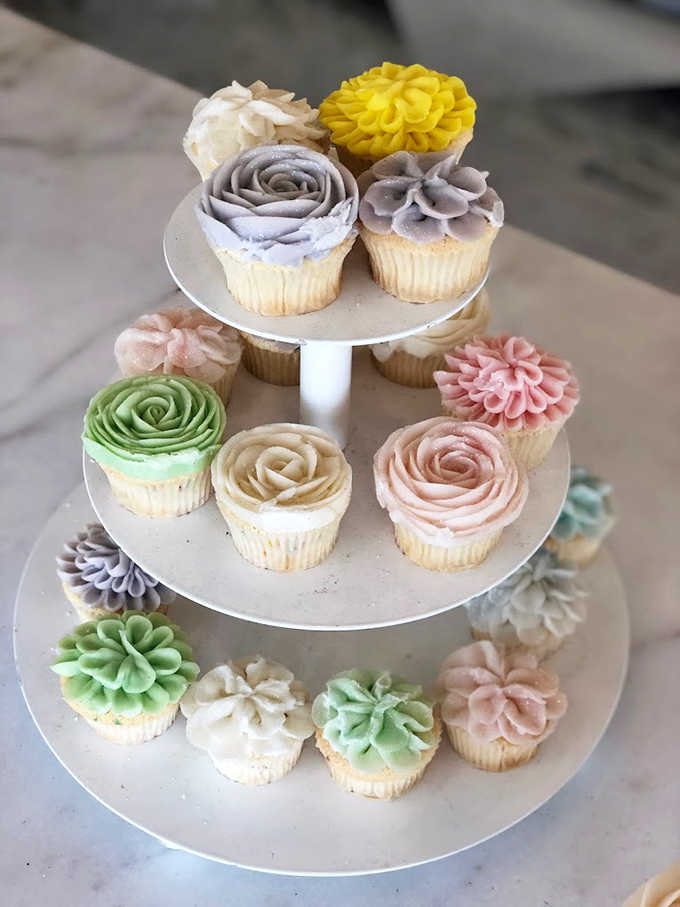 Edible art that's almost too pretty to eat &ndash; these flower-inspired cupcakes transform afternoon tea into a feast for the eyes.