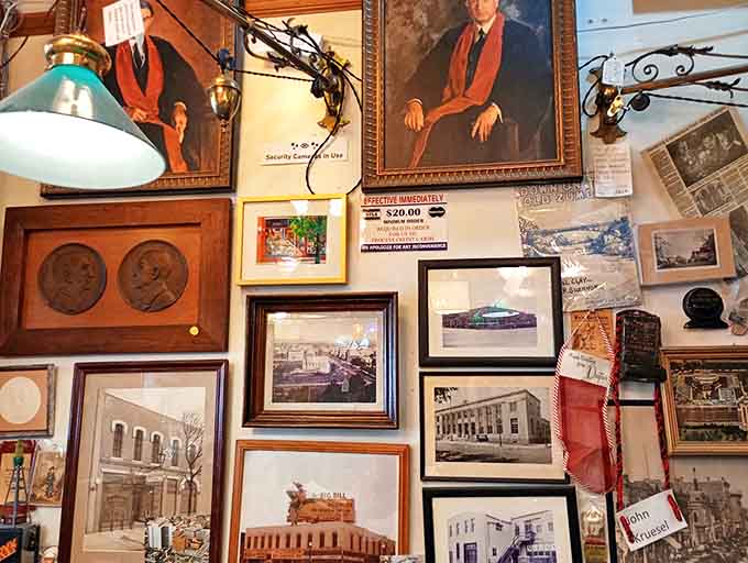 The shop's walls tell stories too, covered with historical photographs and memorabilia that document Rochester's evolution from frontier town to medical mecca.