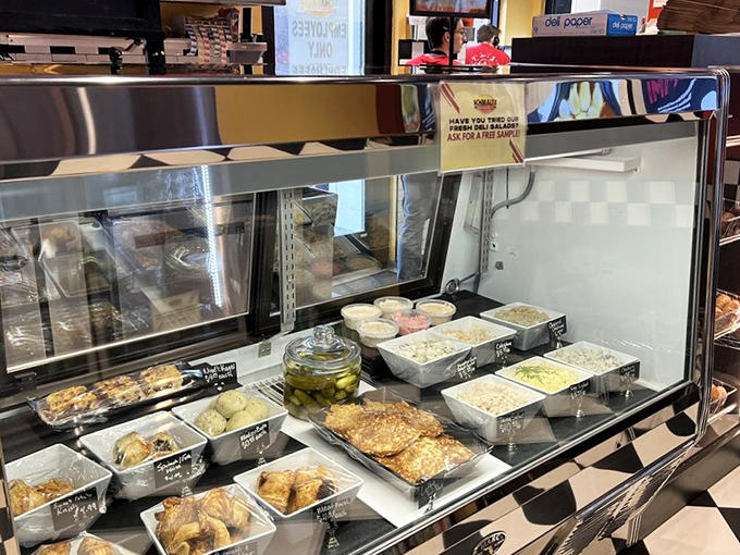 Behind the glass lies a treasure trove of deli delights &ndash; potato salad, coleslaw, and other sides that refuse to be mere afterthoughts.