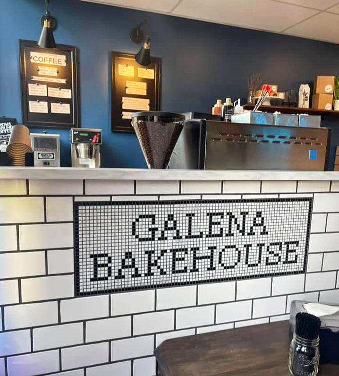 The espresso bar&mdash;where magic happens one shot at a time. Those menu boards aren't just informative; they're treasure maps to caffeinated bliss.