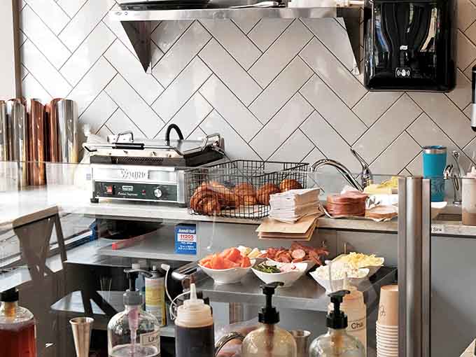 Behind the scenes where the magic happens &ndash; stainless steel precision meets old-world craftsmanship in Cannelle's bustling kitchen.