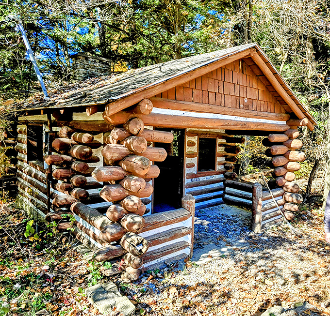 This charming log cabin looks like it was plucked straight from a fairy tale. Hansel and Gretel would approve!