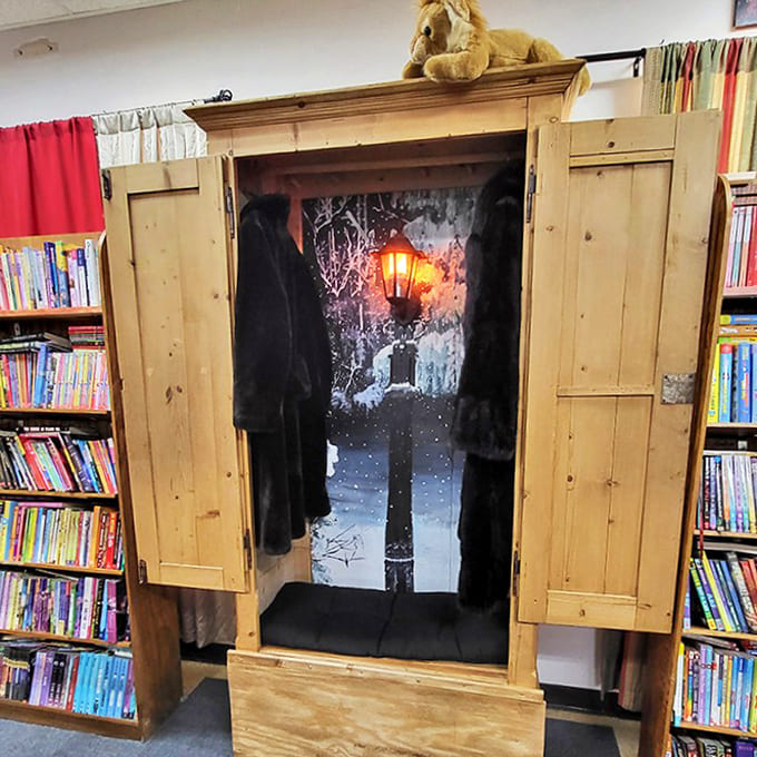 Not just a wardrobe &ndash; a portal to imagination that would make C.S. Lewis proud of this Narnia-inspired display.