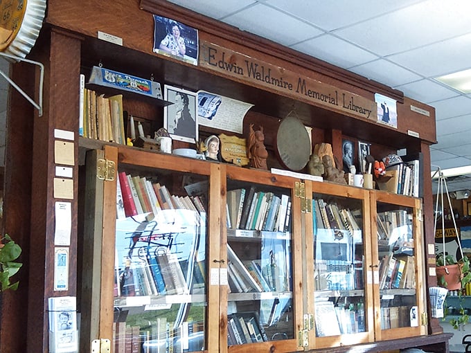 The Edwin Waldmire Memorial Library offers a quiet corner of history and literature celebrating Route 66 culture and American road heritage.