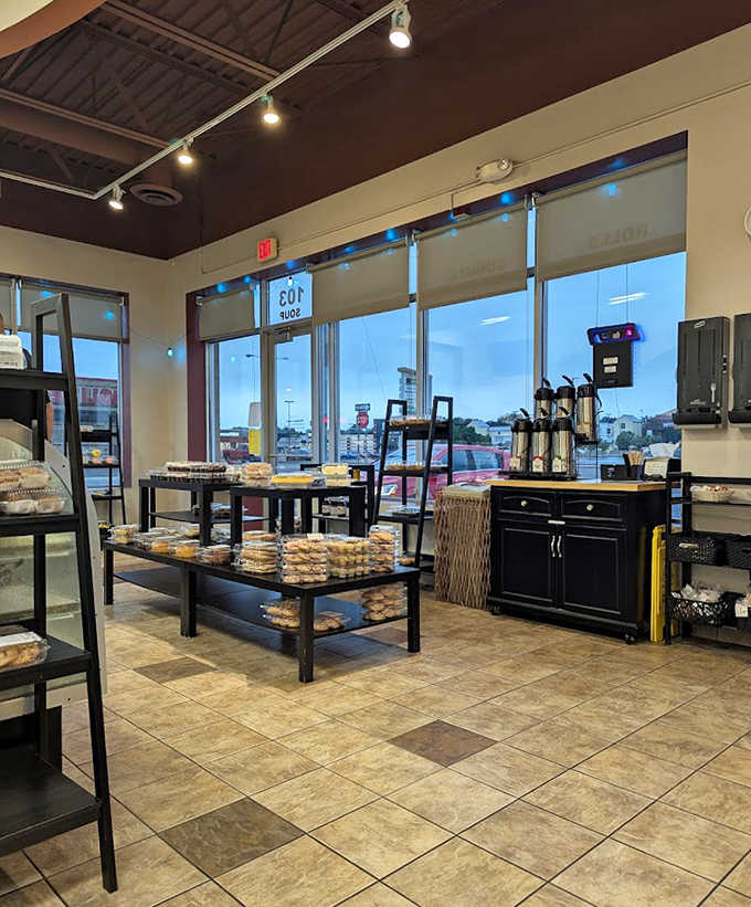 The bakery's thoughtful layout ensures maximum temptation exposure &ndash; resistance is futile when faced with this strategic arrangement of treats.