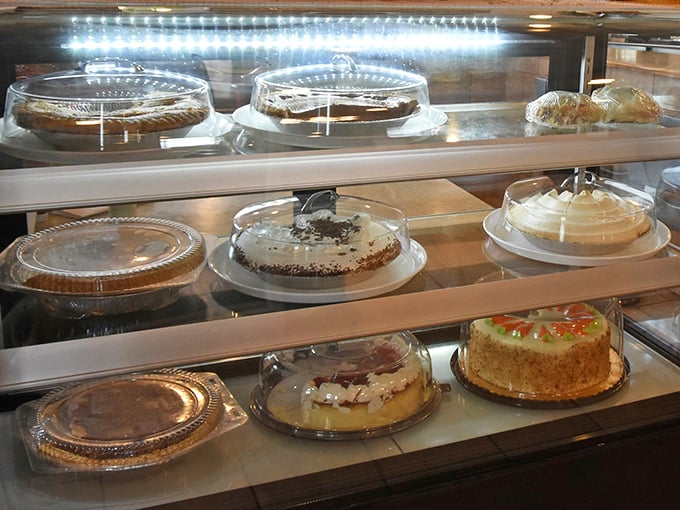 Another dining area ready for the breakfast rush &ndash; where every table promises the possibility of pancake perfection and coffee camaraderie.