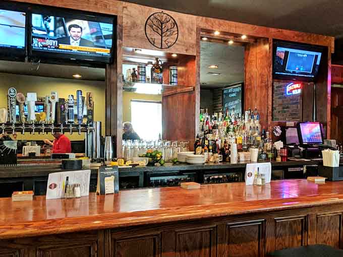 A well-stocked bar with friendly bartenders who know their way around both beer taps and cocktail shakers.