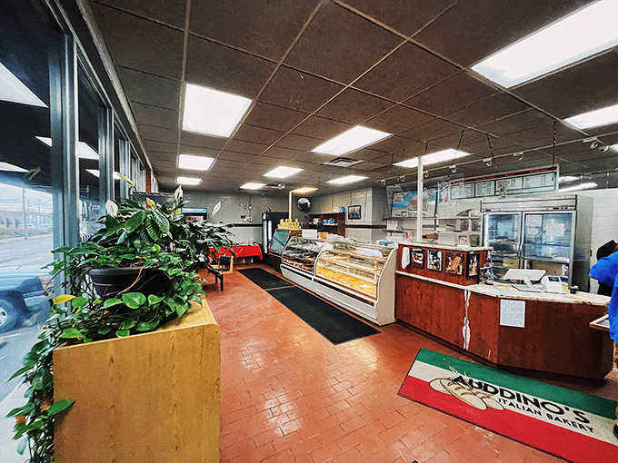 The bakery's interior hasn't changed in decades&mdash;and that's precisely its charm. No designer needed when the pastries are the real stars.