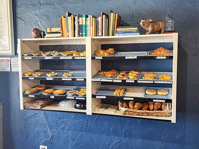 This bakery case is more tempting than a dessert table at a wedding, except you don't have to wait for anyone to cut the cake first.