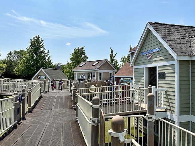 Banking on fun! This miniature financial institution teaches money concepts while ensuring the playground economy keeps running smoothly.