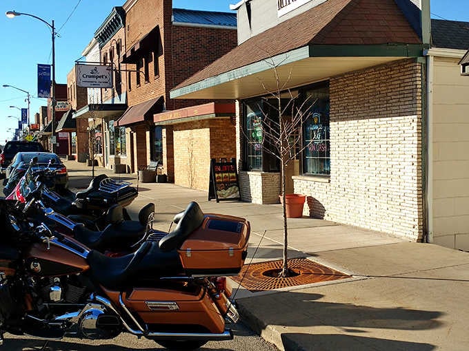 The business district's well-preserved storefronts tell the story of a town that values its heritage while embracing necessary change.