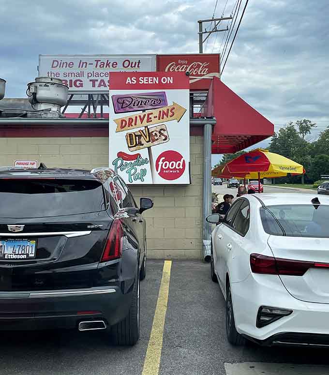 Cars pack the lot like it's a rock concert, except the main attraction is char-grilled beef and everyone leaves completely satisfied.