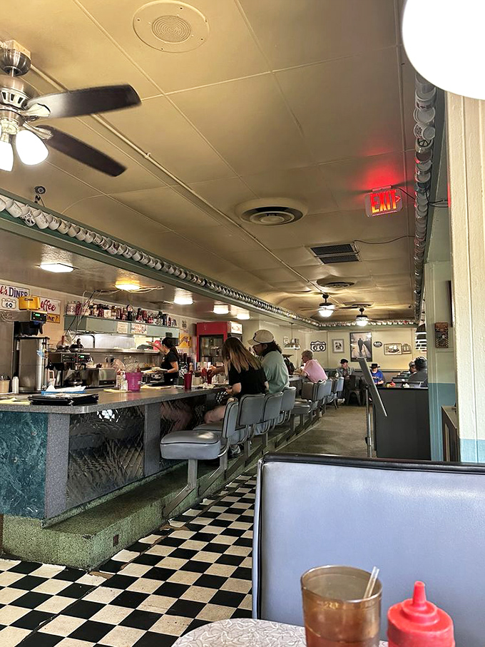 Where conversations flow as freely as the coffee &ndash; a rare modern space where people actually talk instead of staring at screens.