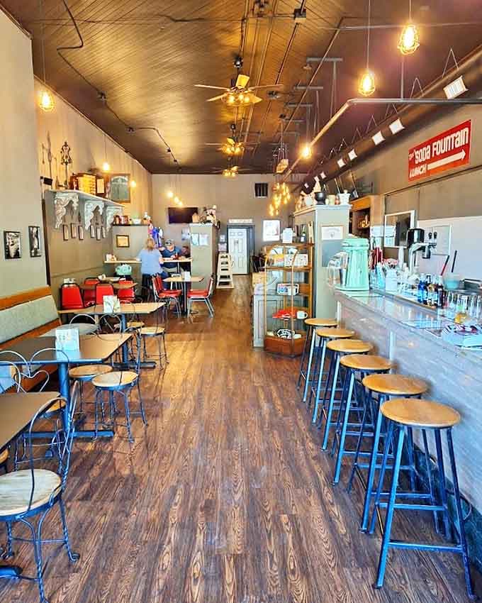 The dining area isn't designed by some corporate team &ndash; it's evolved naturally over decades, creating spaces where memories are made between bites.